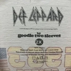 Def Leppard | Tops | Womens Def Leppard White Love Bites Tee Shirt ...